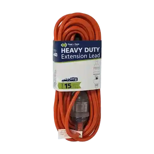 15 Metre 15amp Heavy Duty 240v Extension Lead with Led – Everything ...