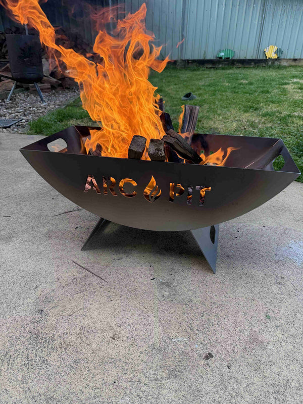 ArcPit 2-in-1 Portable Fire Pit and BBQ – Everything Caravans ...