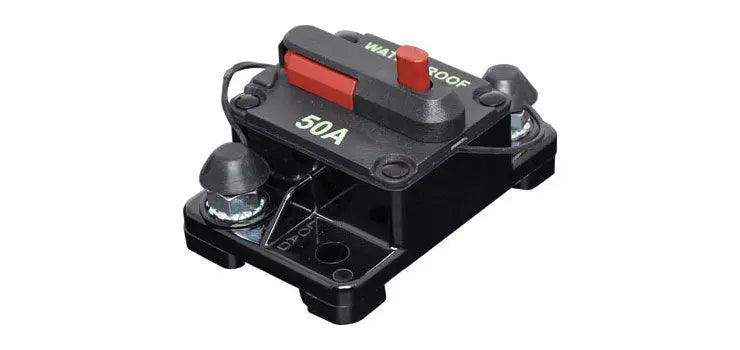 50A DC Circuit Breaker Suitable for Surface Mounting 12 or 24volt ...