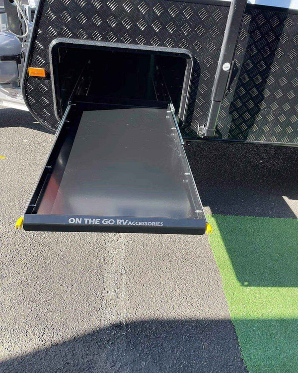 475mm wide Tunnel Boot Draw Slide x 1200mm Long – Everything Caravans