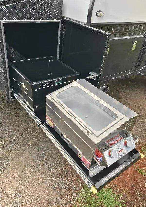 BBQ Slide Combo 400mm wide All-Terrain Tunnel Boot Draw Slide - BBQ So ...