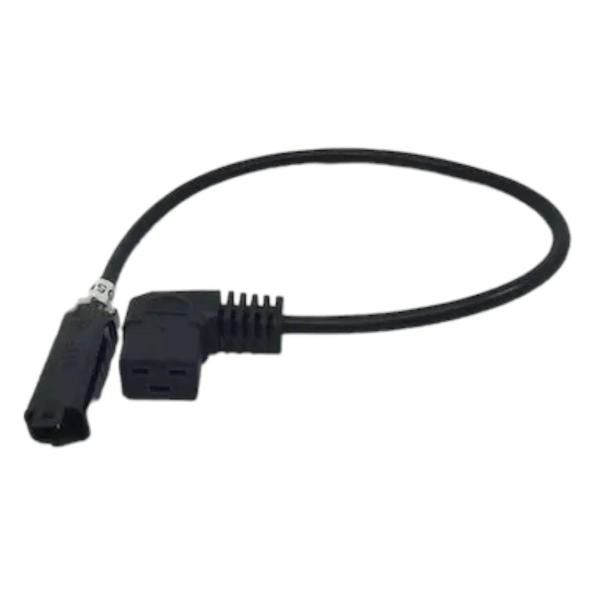 CMS C Type to LEC AC Charger input Cable 500mm Black - Everything Caravans
