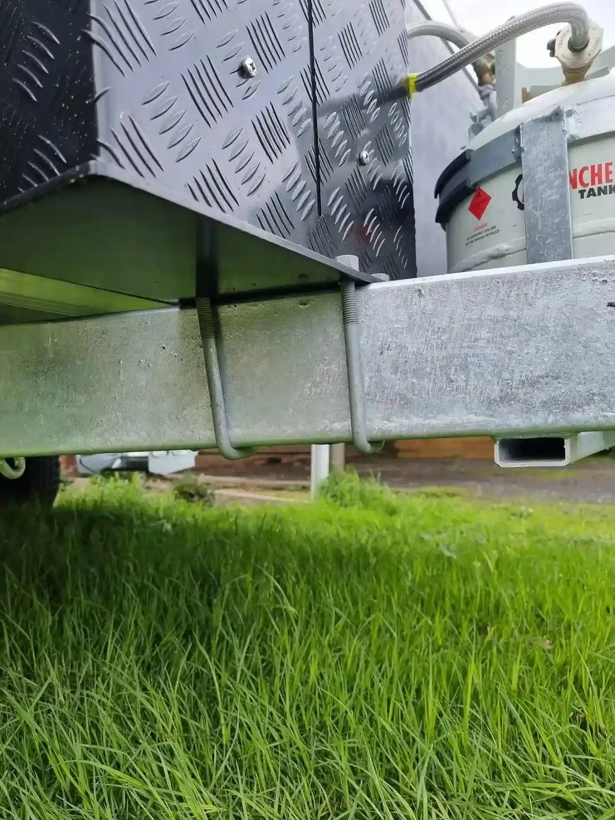 Diesel Tank Cover - Base Mount Left Hand Side - Everything Caravans
