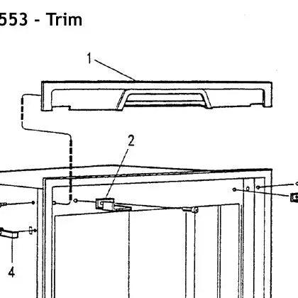 Dometic Front Control Panel for RM2553/2453 - Everything Caravans