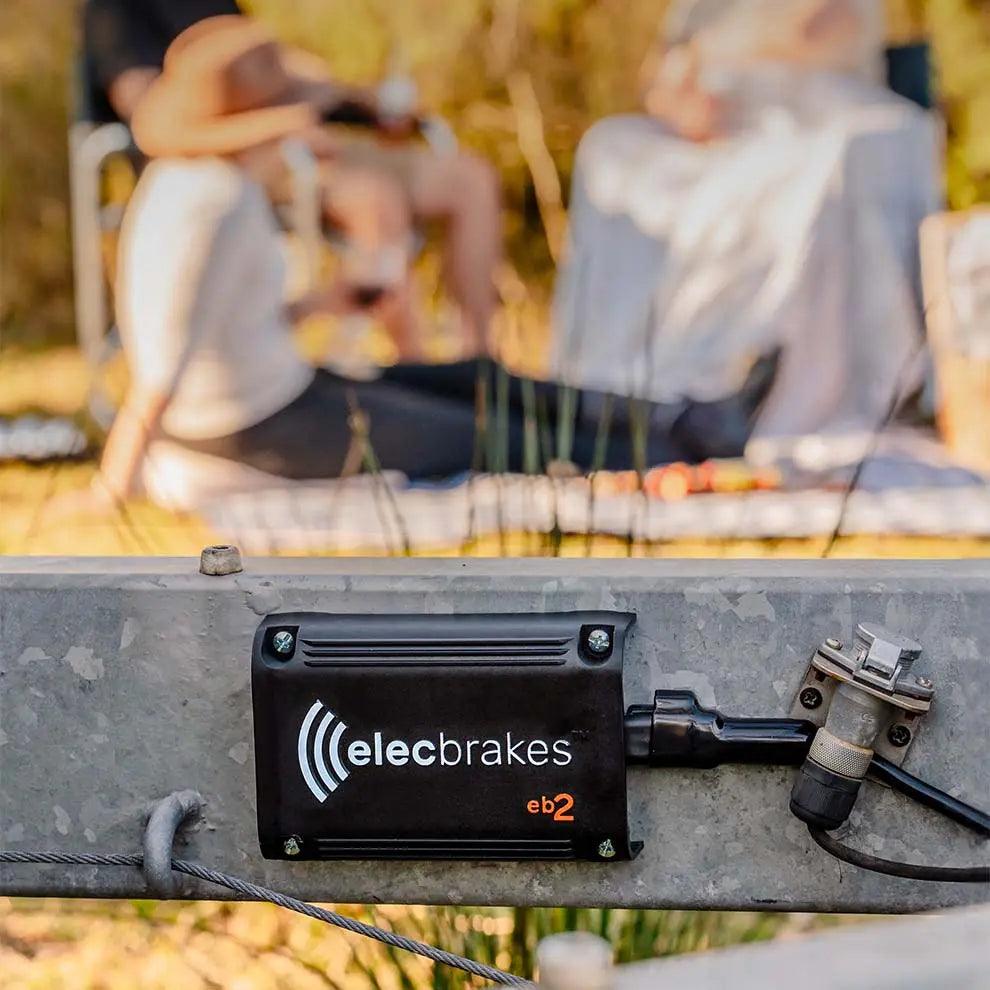 Elecbrakes EB2 Portable Electric Brake Controller for Caravan - No Wir ...
