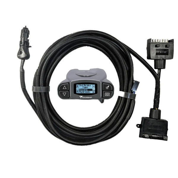 Portable Electric Brake Controller and Harness 12 Pin Connectors ...