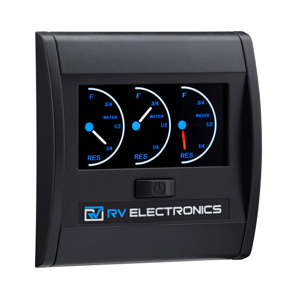RV Electronics LCD Triple Tank Water Level Indicator Gauge – Everything ...