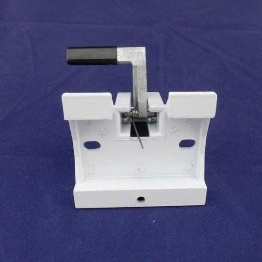 Aussie Traveller Sunburst Eclipse Awning Bottom Mounting Bracket White - Everything Caravans