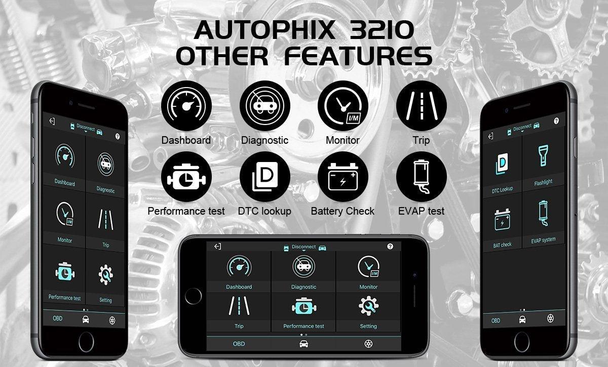 Autophix 3210 Bluetooth Multifunction OBD2 Scanner - Everything Caravans