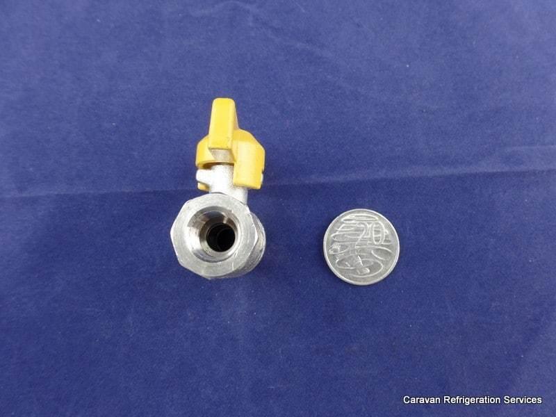 Brass Gas fitting 1-4 Tapered Female AGA Gas Ball Shutoff Valve ...