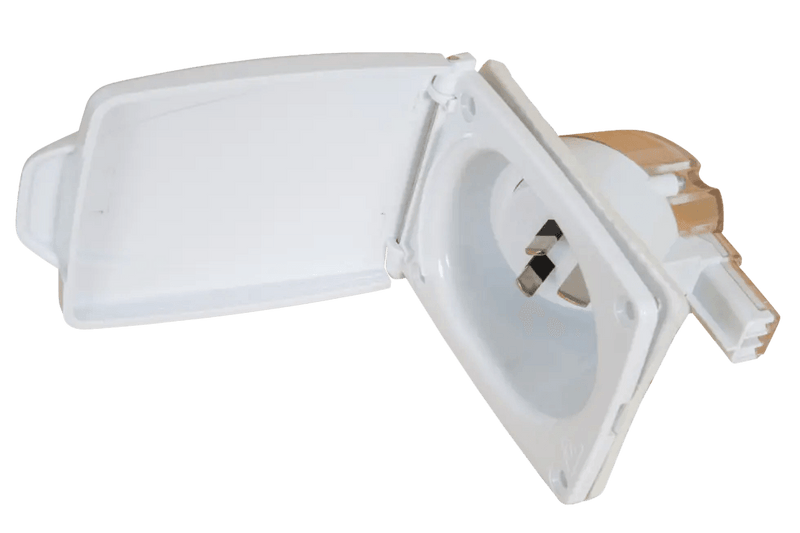 C Type 15amp AC Power inlet Socket Black CMS 230Vac Plug N Play ...