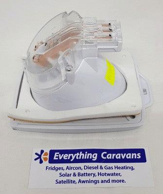 CMS 15AMP PLUG POWER INLET WHITE for Caravan 240 electrics - Everything ...