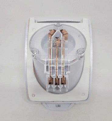 CMS 15amp Plug Power inlet White for Caravan 240 Electrics - Everything ...