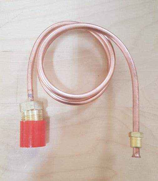 Copper Pigtail Gas Hose 700mm POL Fitting and 1-4 inverted flare ...