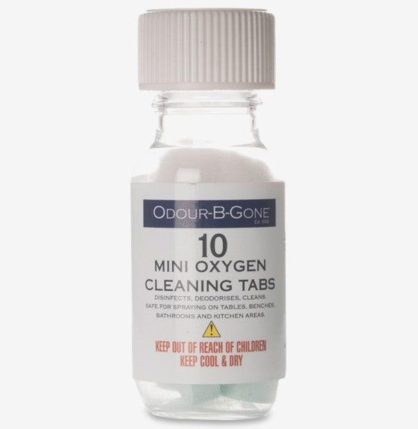 Odour B Gone Mini Oxygen Cleaning Tabs for Use in a Spray Bottle x 10 ...