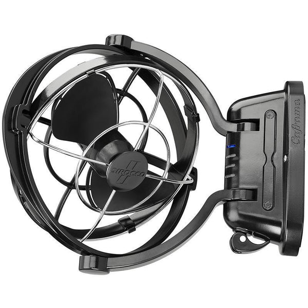 Sirocco Fan 2 - 12volt 3 Speed - Black - Everything Caravans