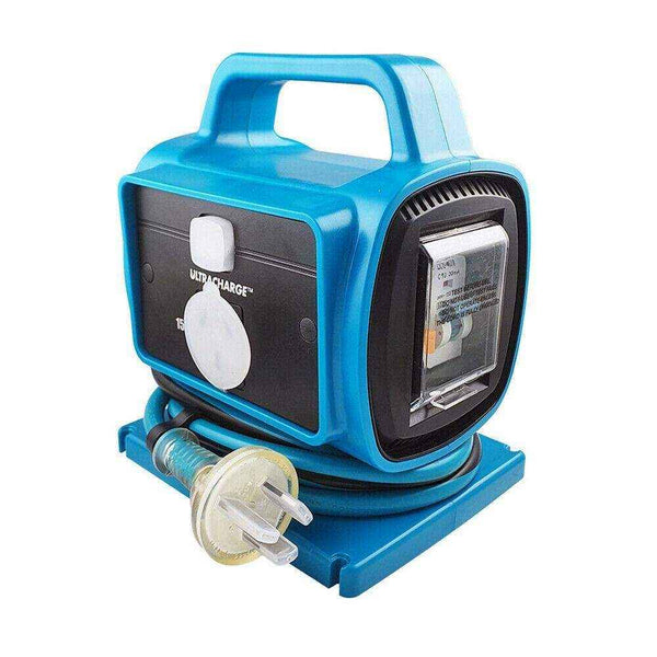 Caravan 15A RCD Safety Power Block 10A Plug to Plug into Home ...
